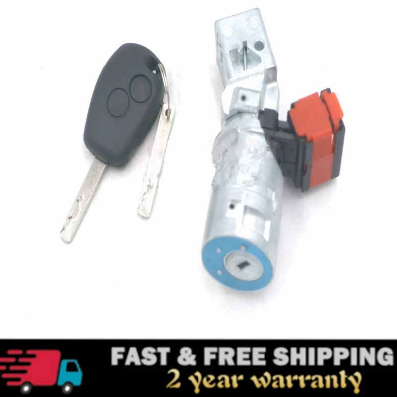 Ignition Lock Barrel Starter Switch+Key for Renault for Vauxhall Fiat ...