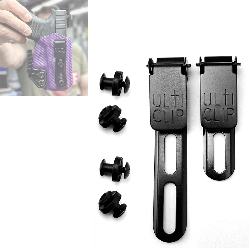 Clip Universal de acero inoxidable para la cintura, 1 unidad, cuchillo ...