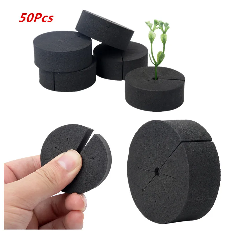 Neoprene Garden Clone Collars | Neoprene Hydroponics Sponge - 50pcs ...