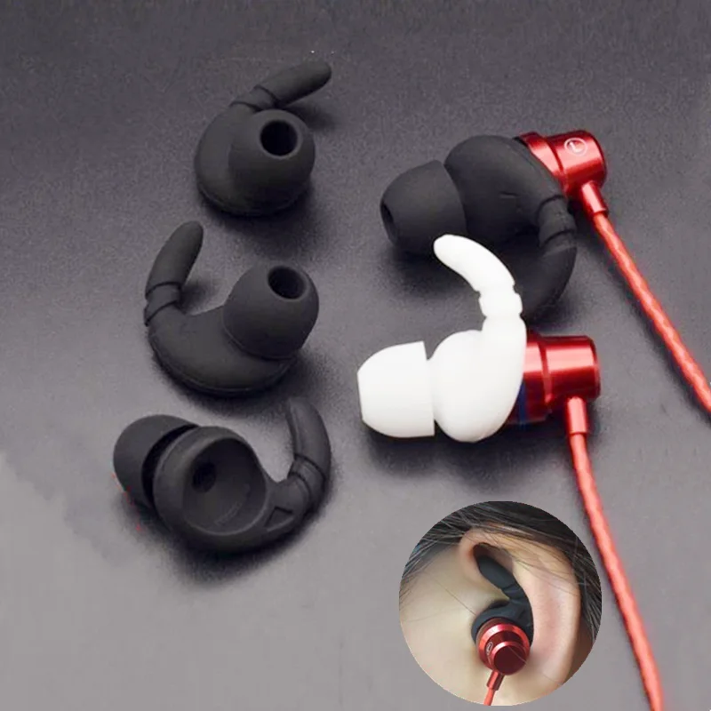 3-Pairs-Silicone-Sports-Earbud-Ear-Hooks-Noise-Isolation-Replacement ...