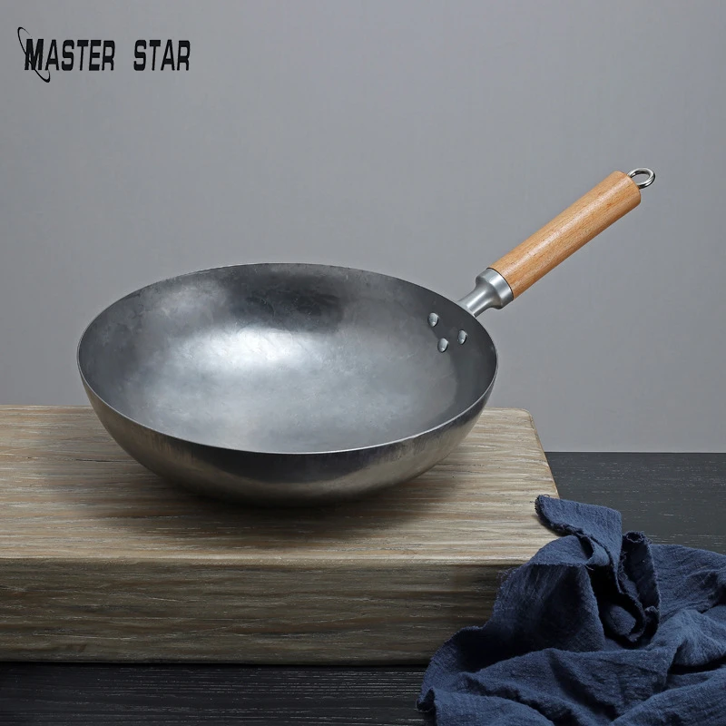 Master Star New Design Chinese Wok Traditional Wok Handmade Forging ...