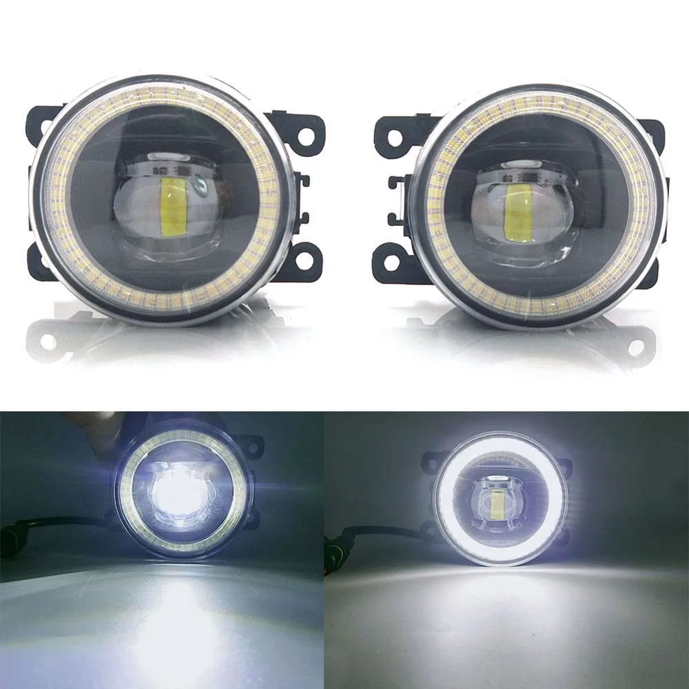Car-LED-Fog-Light-Angel-Eye-Daytime-Running-Light-DRL-for-Ford-Focus-2 ...