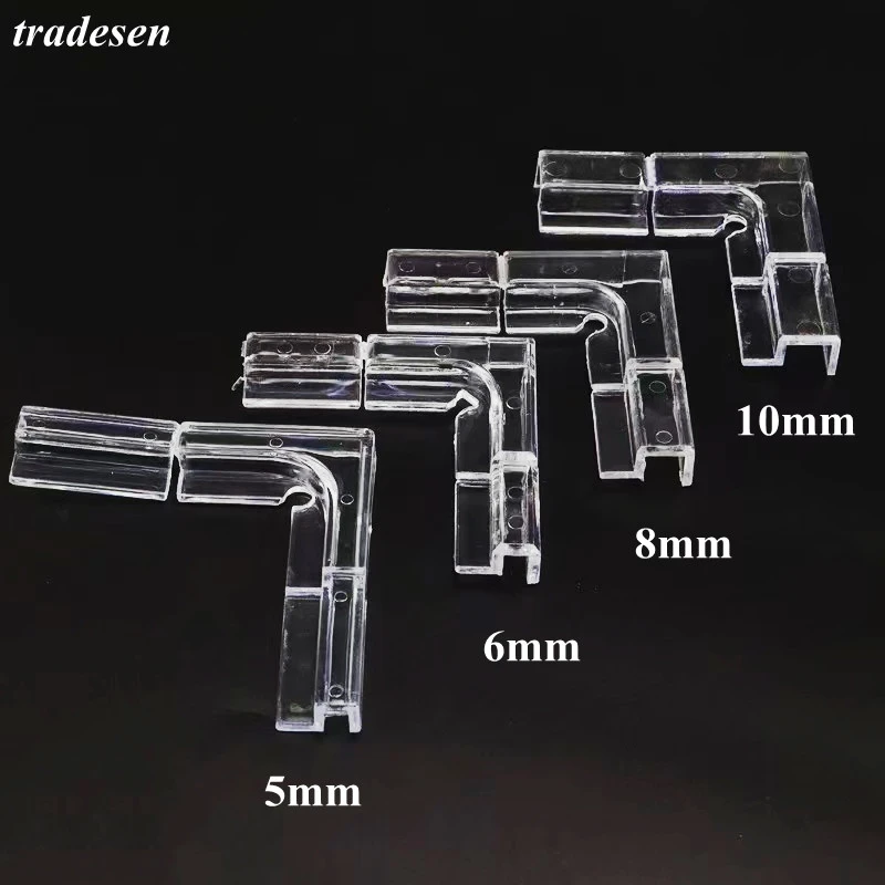 1-4pcs Aquarium Acrylic Glass Cover Clip Bracket Pmma Strong Support ...
