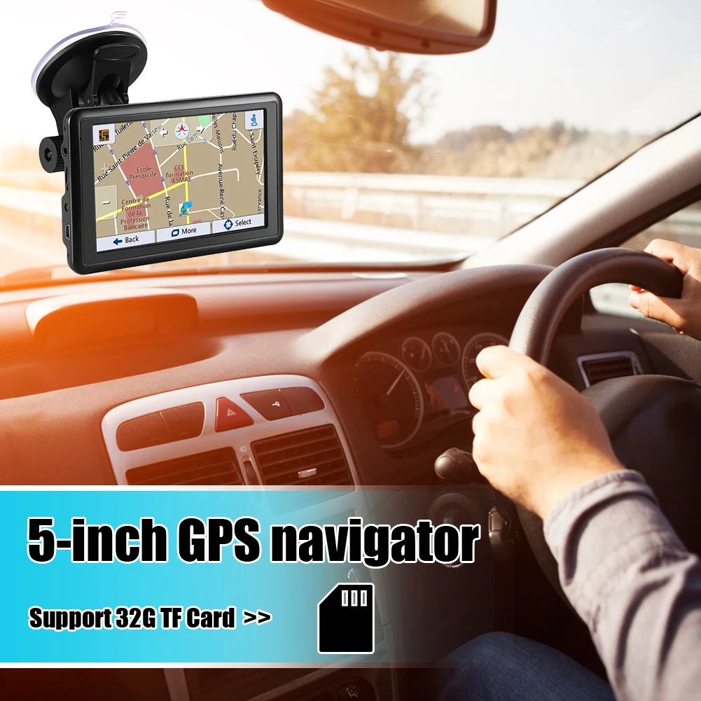 5 zoll GPS-Navigation 4GB TFT Touch Screen HD GPS Gerät Auto Auto FM ...