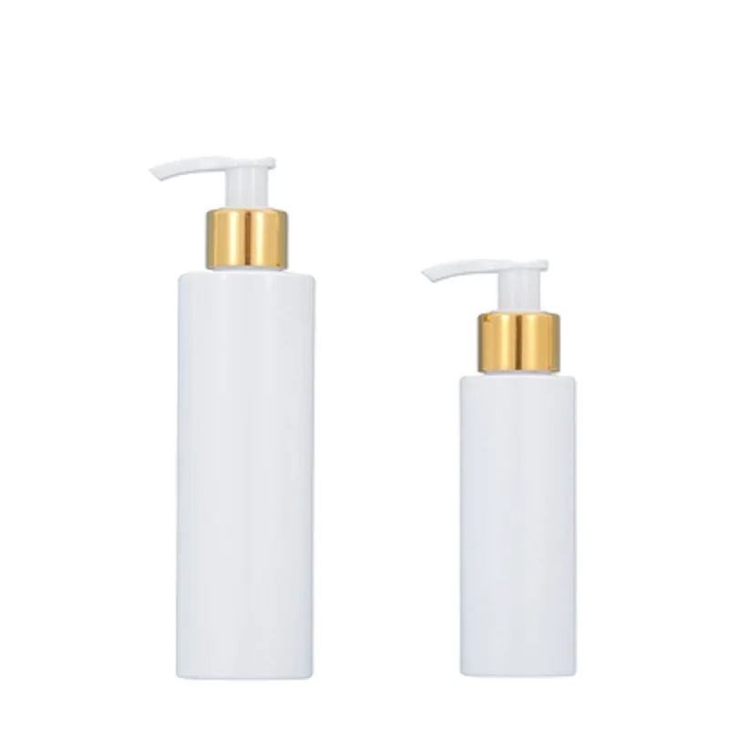 10pcs-Lotion-Pump-Bottle-Empty-Cosmetic-PET-Gold-Ring-Packaging ...