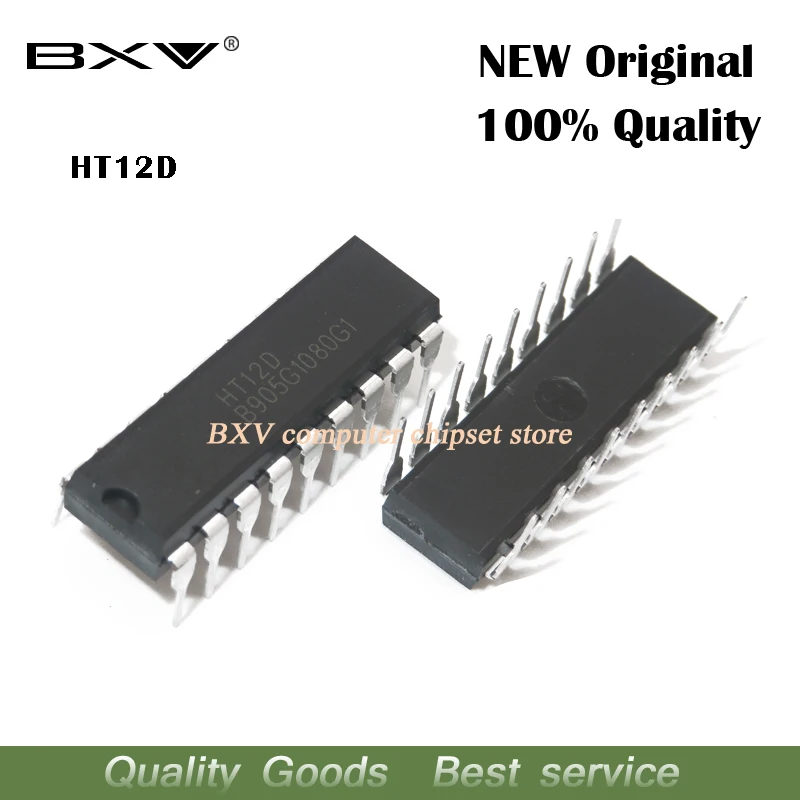 Nuevo IC original HT12D, 5 pares, HT12E, DIP18, HT 12D + HT 12E, HT12 ...