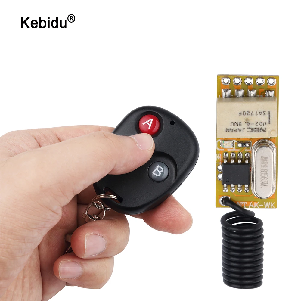 Kebidu 3.5-12v Mini Relay Wireless Switch Remote Control Power Led Lamp ...