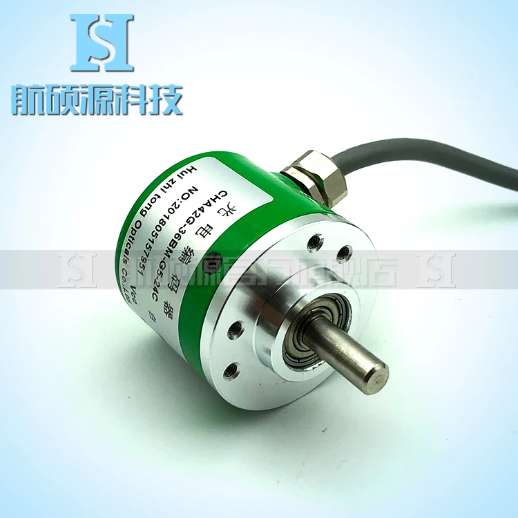 CHA42G-36BM-G5-24C Photoelectric Rotary Encoder Solid Shaft 6mm Pulse ...