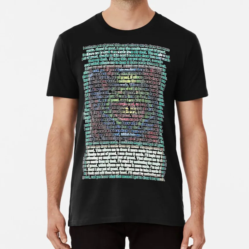 Camiseta-de-Arte-de-olla-de-codicia-juego-de-cartas-de-olla-de-codicia ...