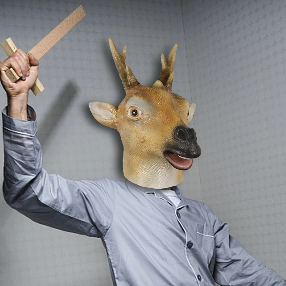 Halloween Cute Animal Head Deer Cosplay Mask - AllCosplay.com