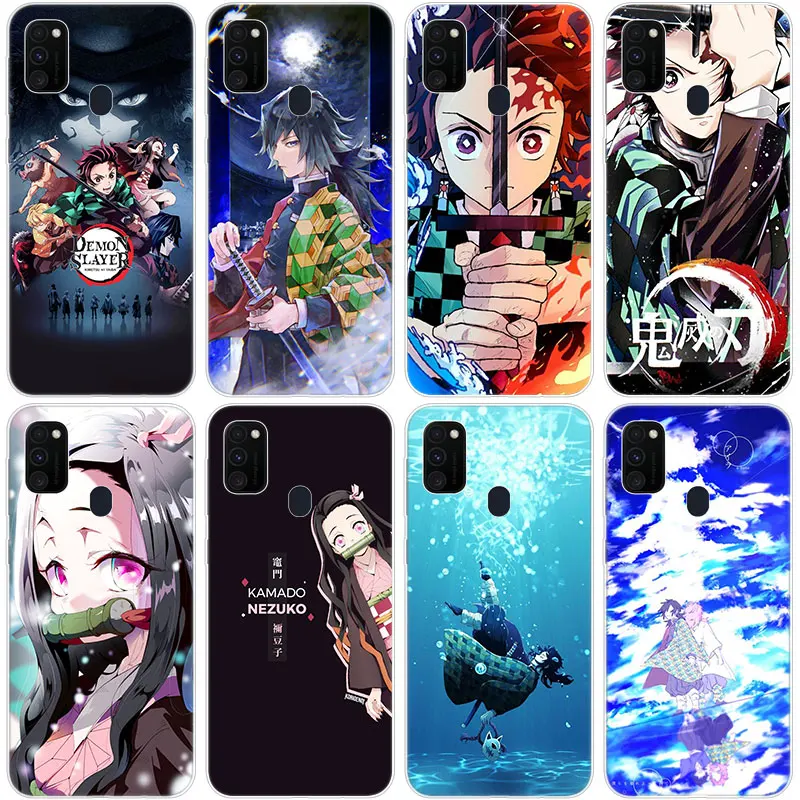 Anime Demon Slayer Kmetsu no Yaiba Soft Case for Samsung M11 M12 M21 ...