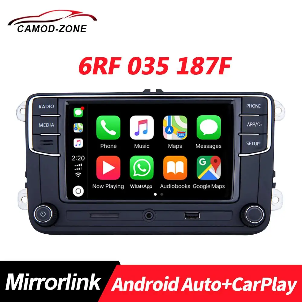 Android Auto Carplay RCD330 Plus RCD330G RCD340G RCD 330 For 6RF 035 ...