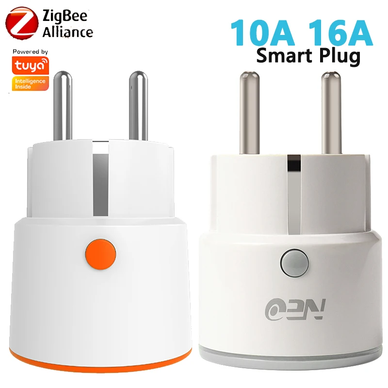 Zigbee Wifi Smart Plug 16a Eu Socket Wireless Remote Smart Control ...