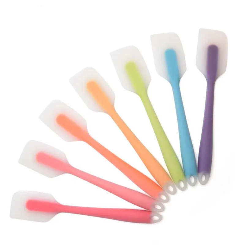 Silicone Cream Baking Scraper Non Stick Butter Spatula Cutter Chocolate ...