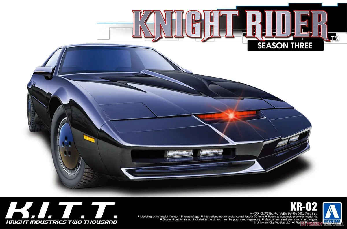 Aoshima-Plastic-Assembly-Car-Model-1-24-Scale-Knight-Rider-2000K-I-T-T ...