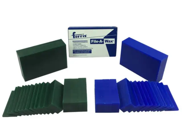 Kuhl Wax Freeman Carving Wax Block, Blue, Medium Hard, 1/2 Pound ...