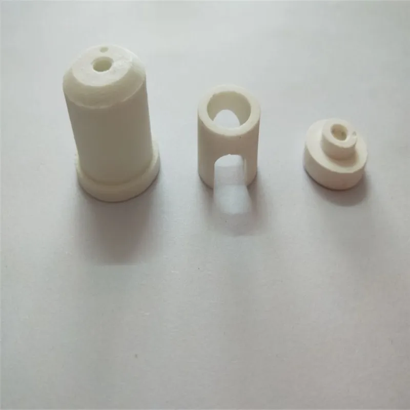 High-temperature-resistant-ceramic-head-For-Quartz-heating-tube-ceramic ...