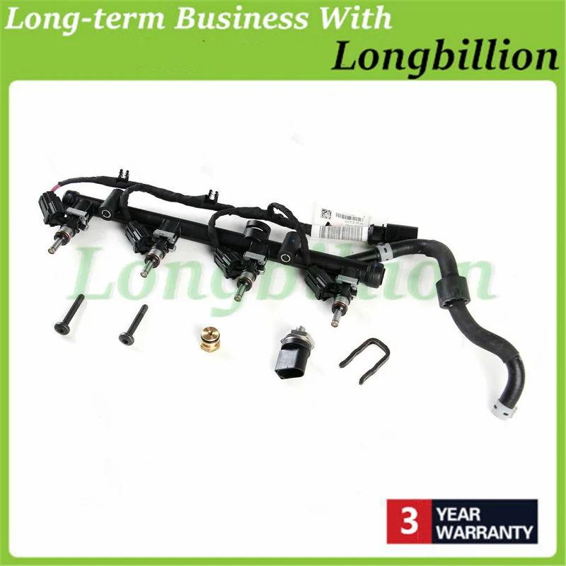 흡기 매니 폴드 연료 분사 레일 키트 V W Arteon Atlas Beetle Tiguan A UDI A3 A4 Q3 Q7 ...