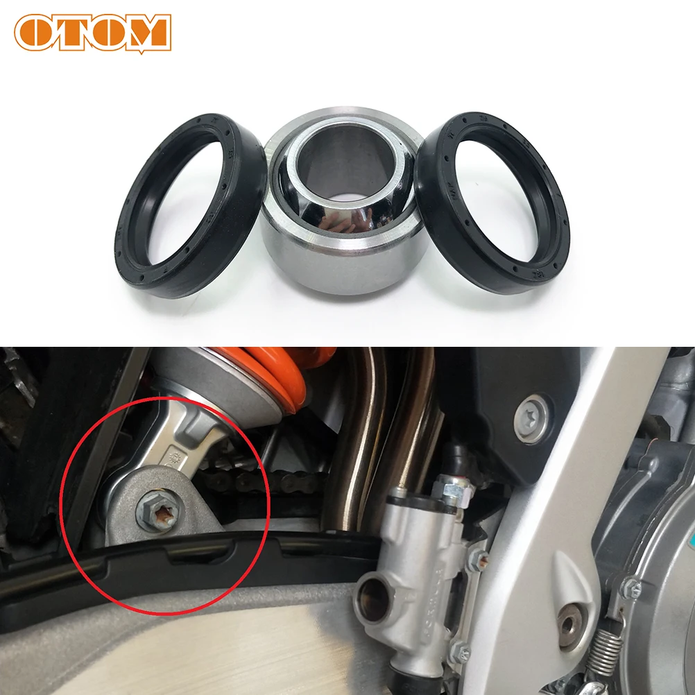Otom Motorcycle Rear Shock Absorber Lower Bearing Seal Kit - AliExpress
