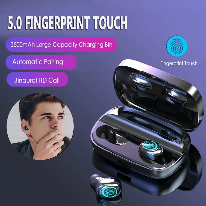 S11 TWS гарнитура беспроводная Bluetooth V5.0 сенсорный наушник Ipx5 ...