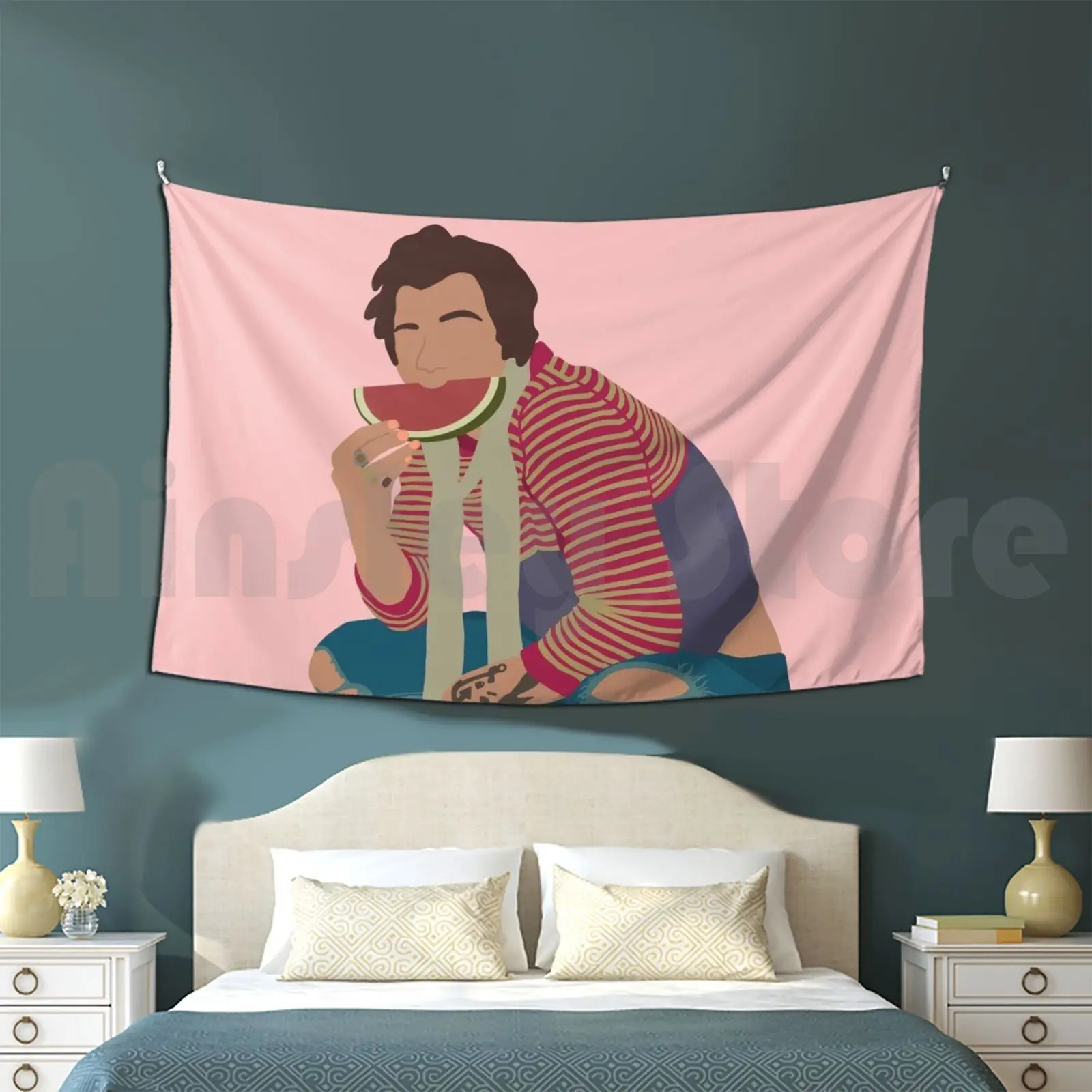 Watermelon Sugar Customized Tapestry One Direction Harry 1d Hs1 ...