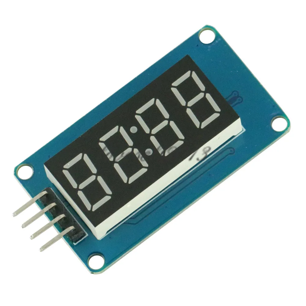 4 Bits Digital Tube LED Display Module With Clock Display TM1637 for ...