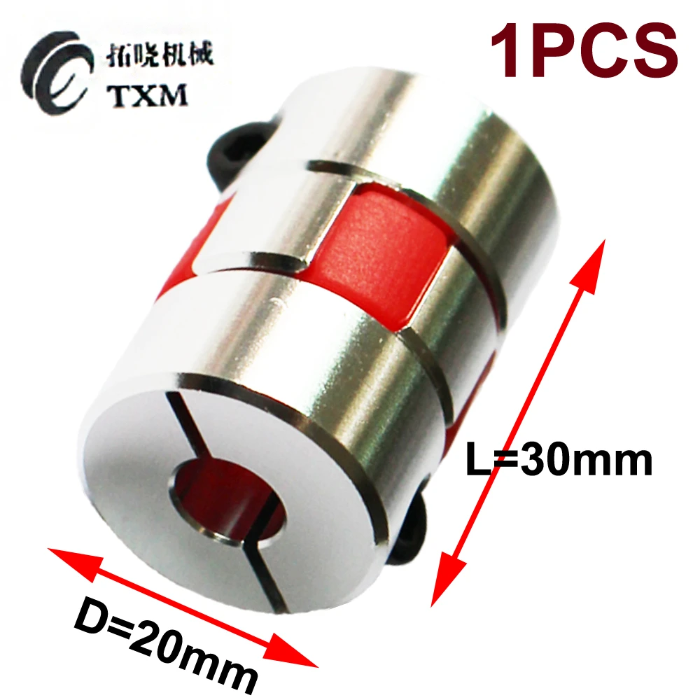 1pc Cnc Motor Jaw Couplers Flexible Spider Plum Elastic Shaft Coupling ...