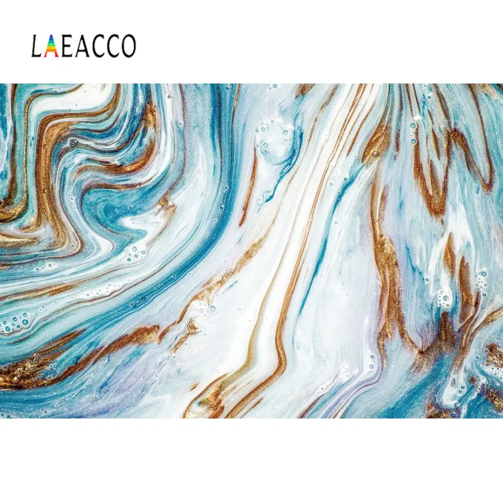 Laeacco Marble Backdrop Abstract Pattern Gradient Solid Color Baby ...