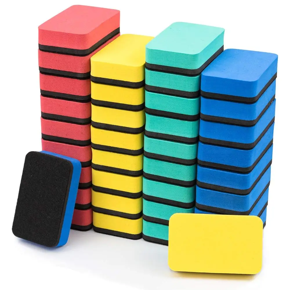 XRHYY-10-Pack-Premium-Magnetic-Whiteboard-Brush-Dry-Eraser-Chalkboard-Cleaner-Board-Wiper-For ...