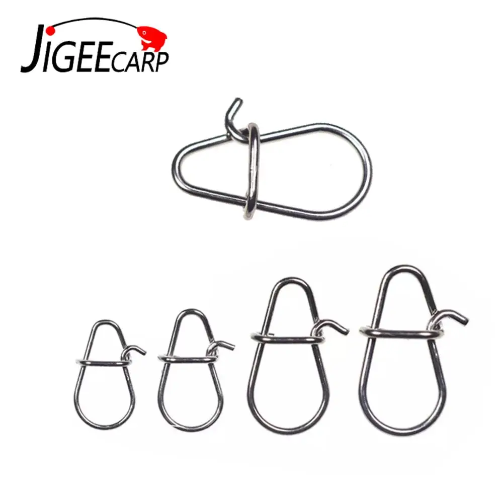 Jigeecarp-Stainless-Steel-Carp-Fishing-Tackle-Snap-Lure-Connector ...