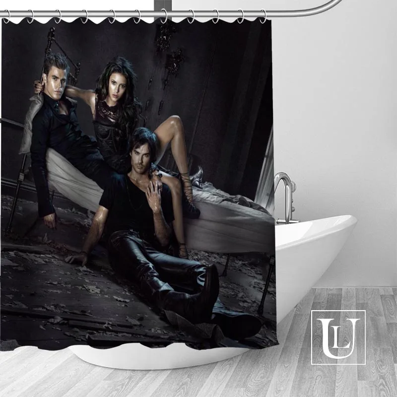 Custom Vampire Diaries Shower Curtain Top Selling Classic Popular Bath ...