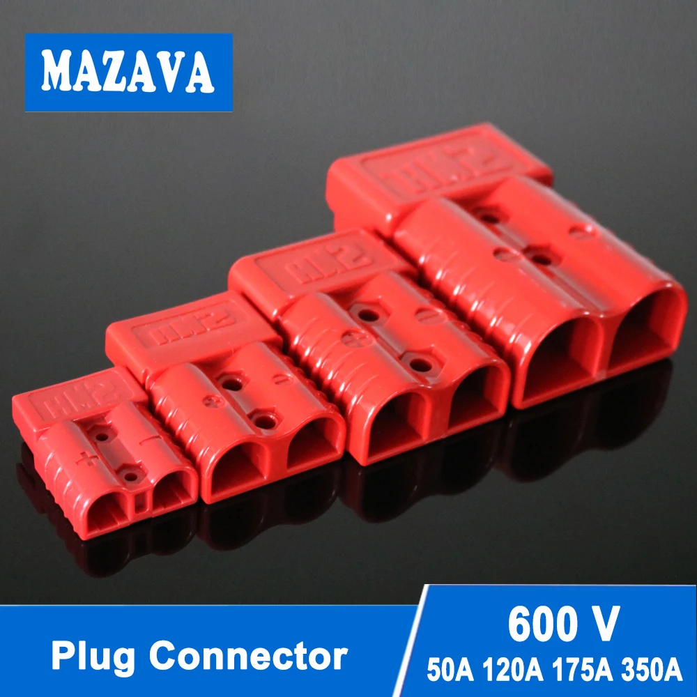 600 V Plug Connector 50a 120a 175a 350a Double Pole With Copper Contact ...