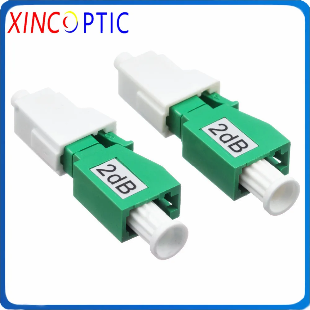 10pcs/lot, Lc/apc Single Mode Simplex 1db 2db 3db 5db 8db 10db 15db 20db Lcapc Female-male Plug ...