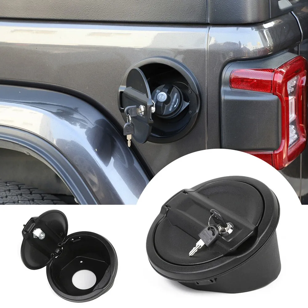 1Pcs New Car Oil Cap Lock Fuel Tank Cap Lid W/Key Fit For Jeep Wrangler ...