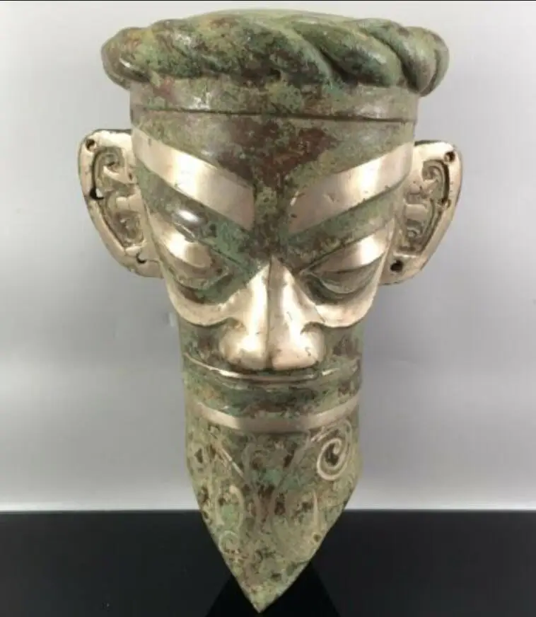 10-6-China-old-bronze-ware-silver-plated-Samsung-heap-people-head ...