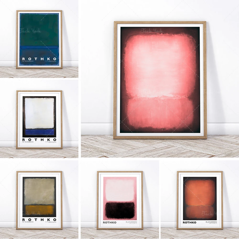 Art & Collectibles Prints Interior Design Rothko Print Abstract Wall ...