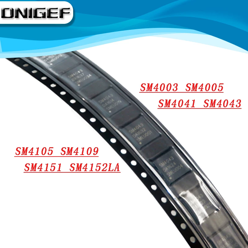 DNIGEF-1piece-100-NEW-SM4005-SM4041-SM4043-SM4109-SM4151-SM4152LA-QFN ...