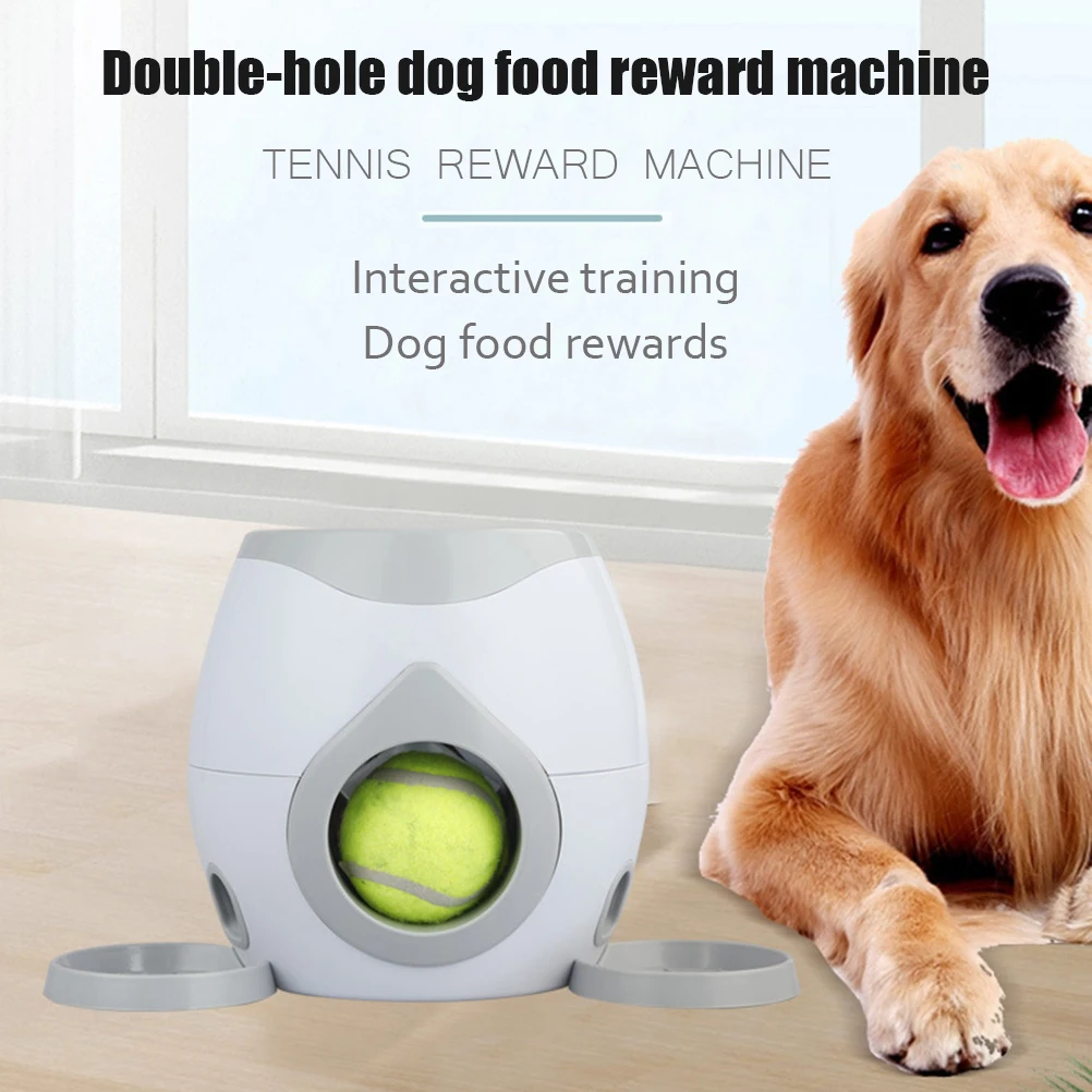 Pet-Ball-Launcher-Toy-Dog-Tennis-Food-Reward-Machine-Thrower ...