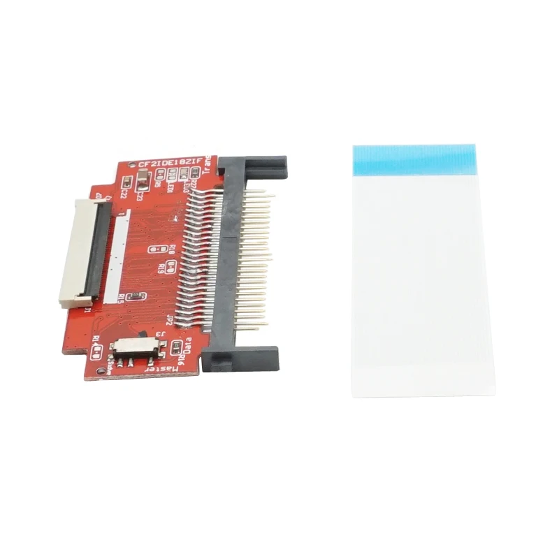 Short red 1.8 inch 50 Pin Compact Flash CF Memory Card to ZIF/CE Adapter card|Add On Cards ...