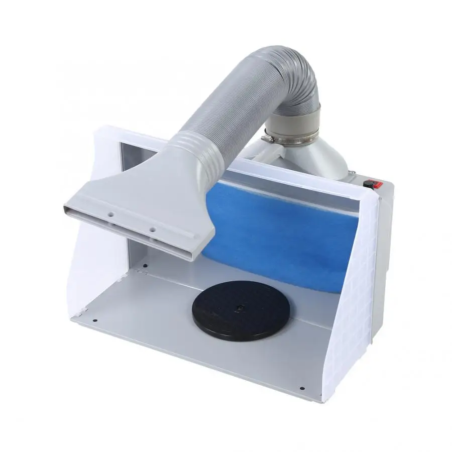 HS-E550BLK-Airbrush-Spray-Booth-Kit-Craft-Spray-Booth-Extractor-Exhaust ...