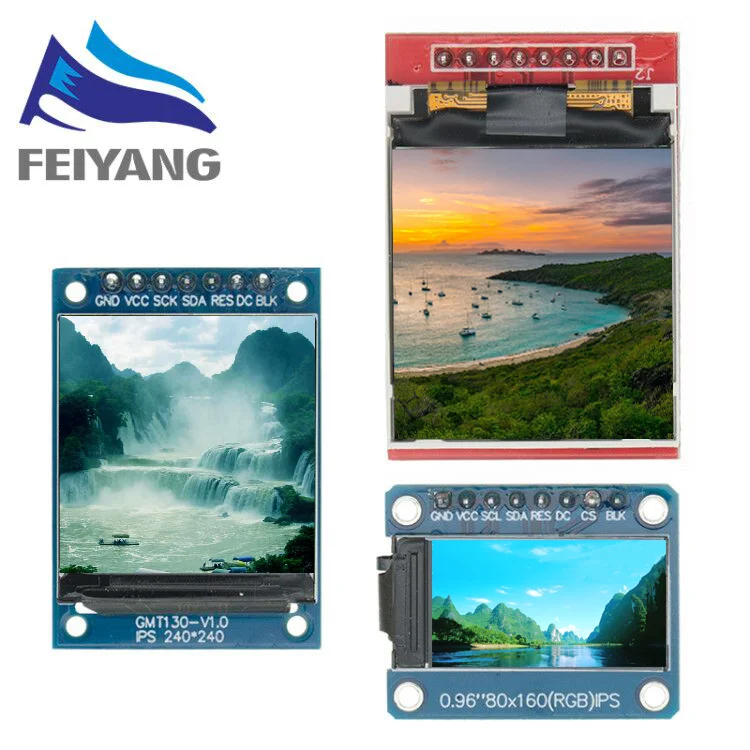 Module LCD couleur avec lecteur de circuit imprimé pour Arduino, écran ...