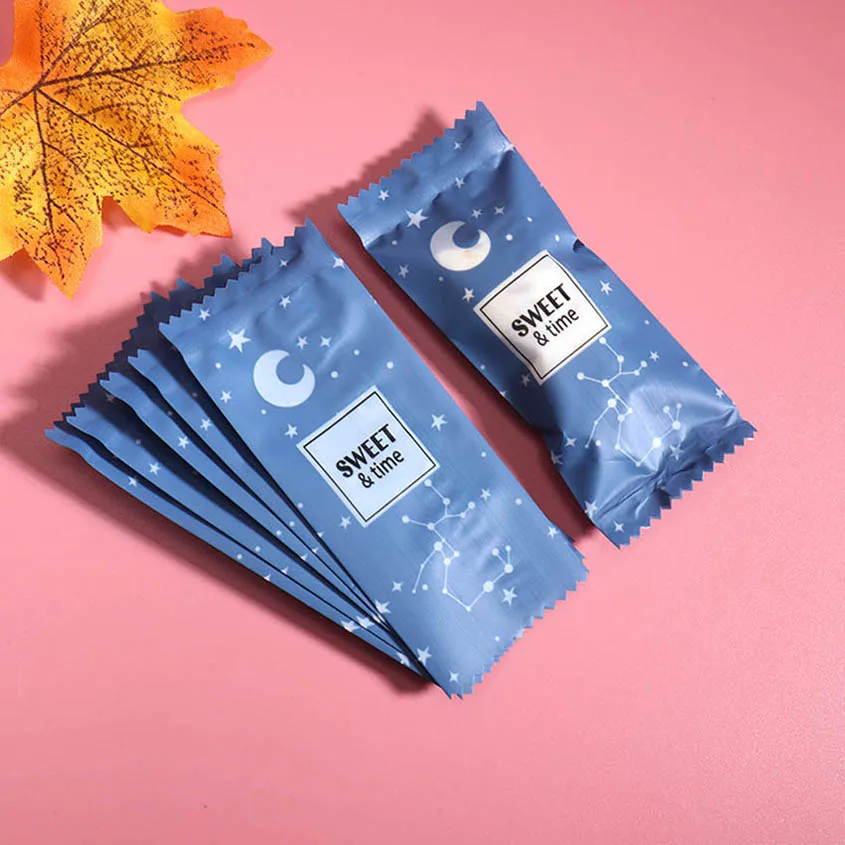 100pcs/lot Good Night Night Sky Decor Nougat Gift Wrap Paper Moon Star ...