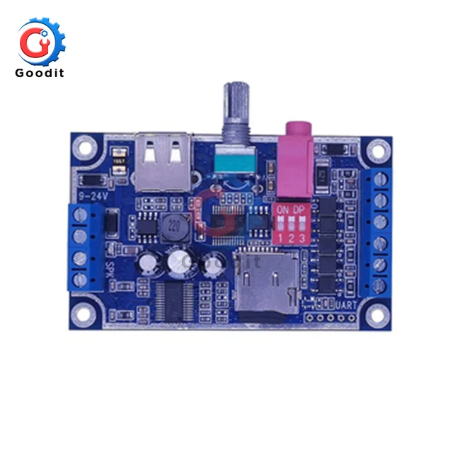 MY-F1090 WAV MP3 Voice Module 10W Sound Player DC 12V-24V Programmable ...