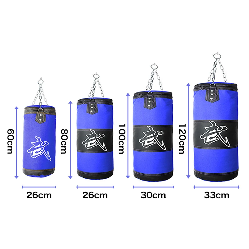 Empty Boxing Sand Bag Power Training Body Fitness Equipment Hanging ...