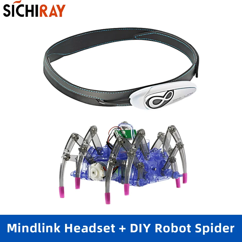 Eeg mindlink bandana com robô aranha mindwave concentração formação ...