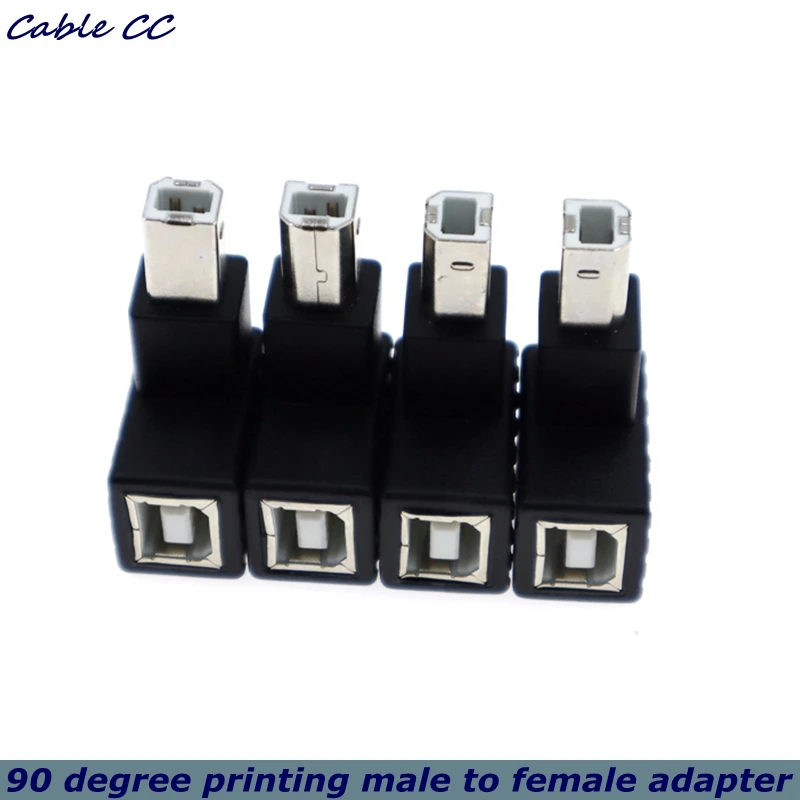 90-Degree-USB-2-0-Type-B-Male-to-Type-B-Female-Printer-Extension-Cable ...