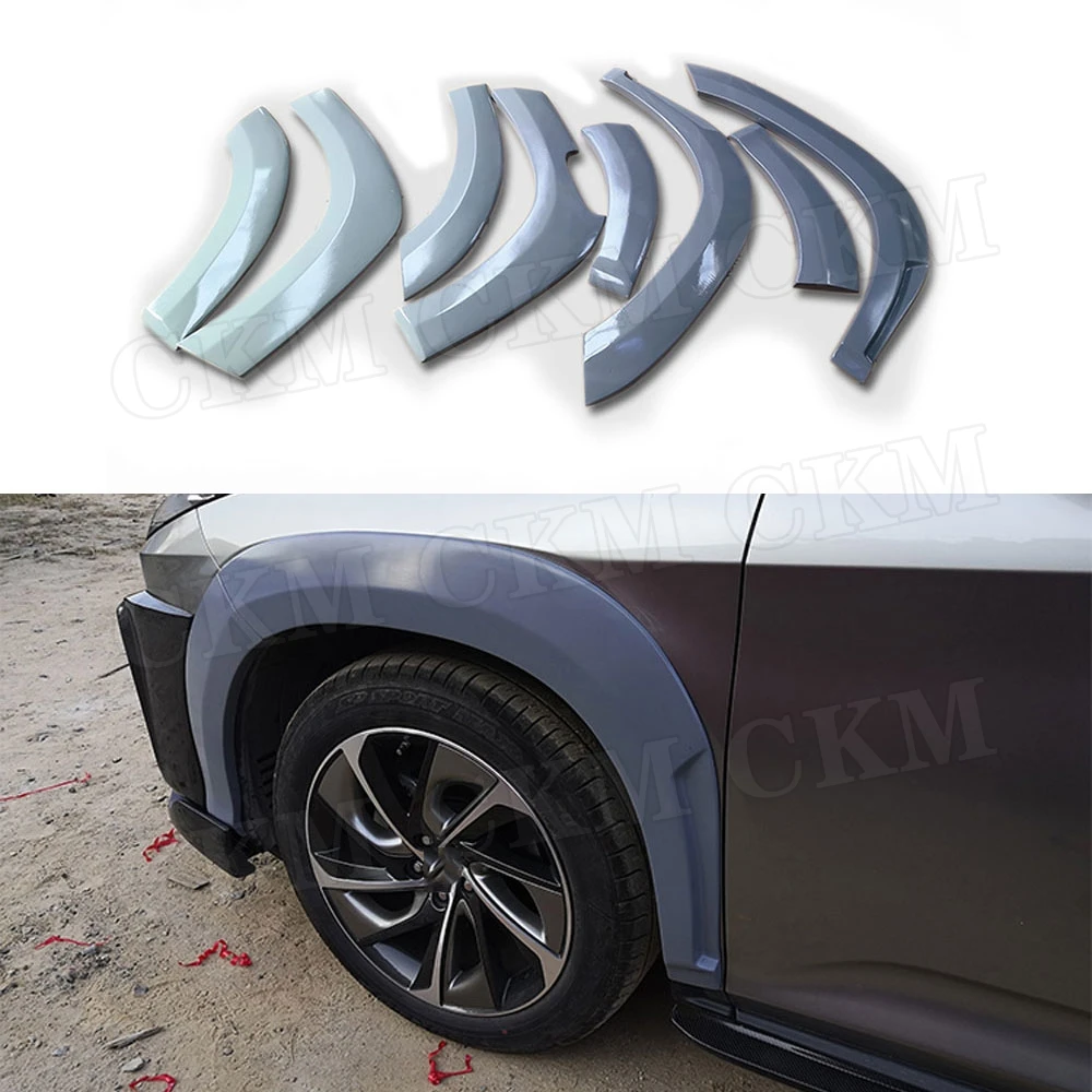 Car Fender Flares Extra Wide Body Wheel Arches Wheel Eyebrows Protector ...