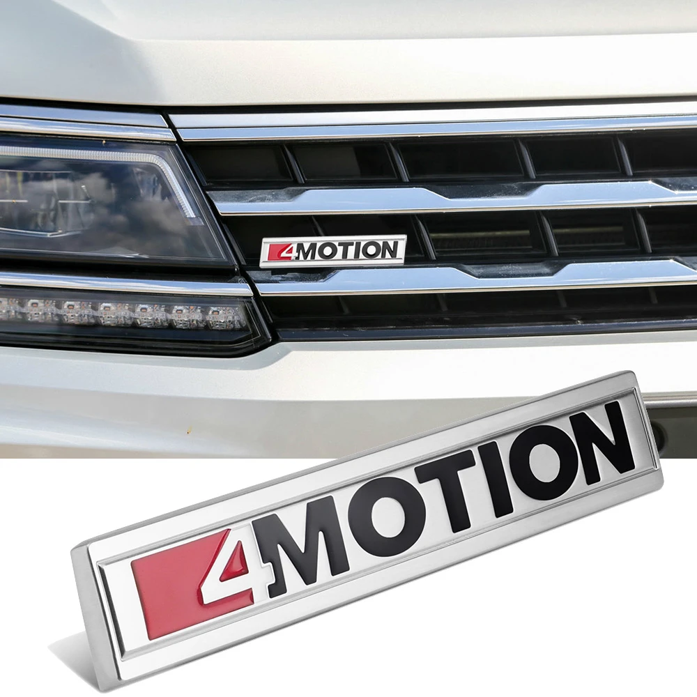Car Grill 4motion Logo Badge For Volkswagen Vw Golf Passat Polo Tiguan ...