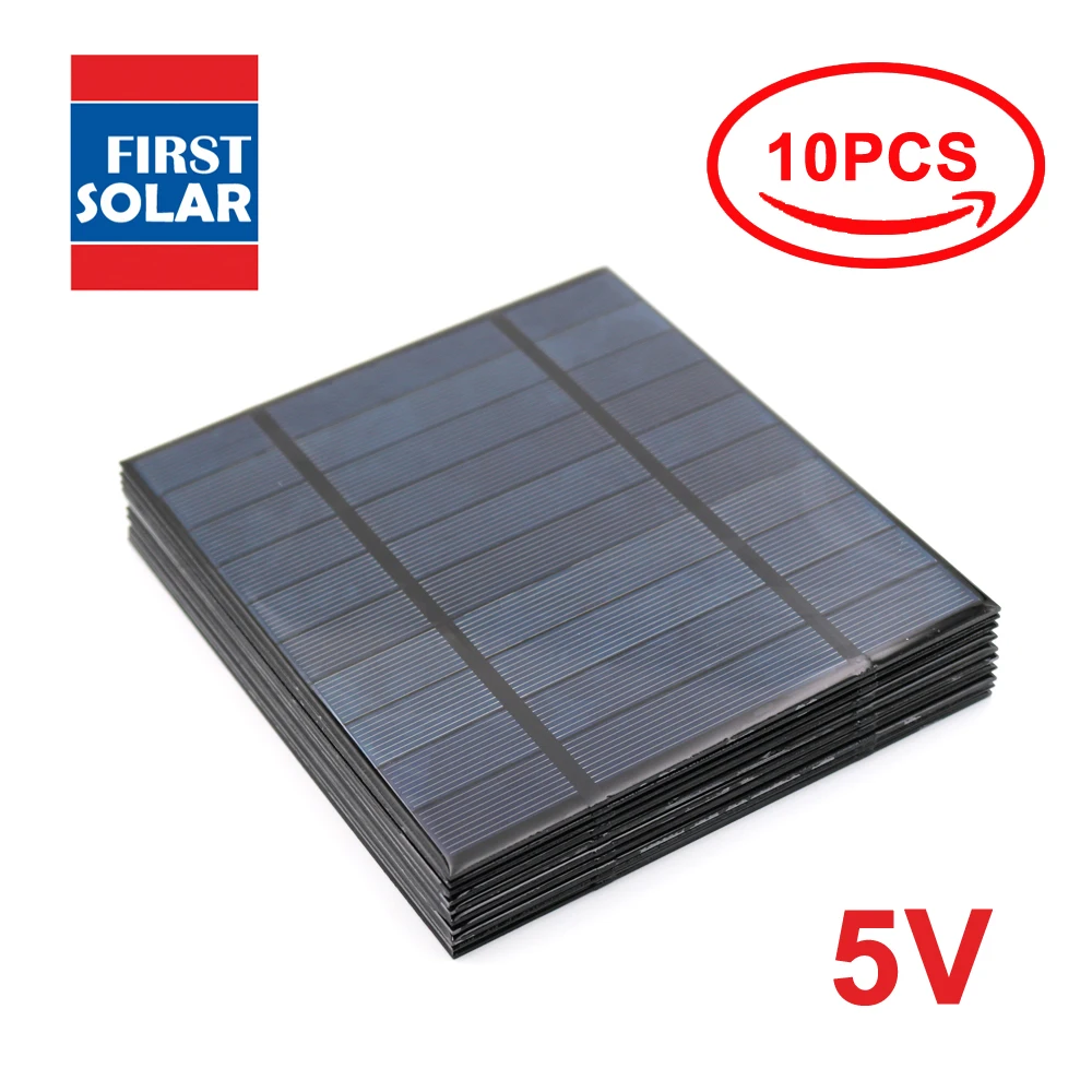 10pcs-x-5VDC-Solar-Panel-Power-bank-150-160-200-250-500-840-mA-Solar ...
