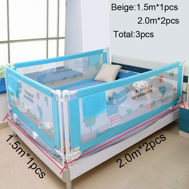 Baby Bed Fence Rails Security Fencing Children Guardrail Playpen